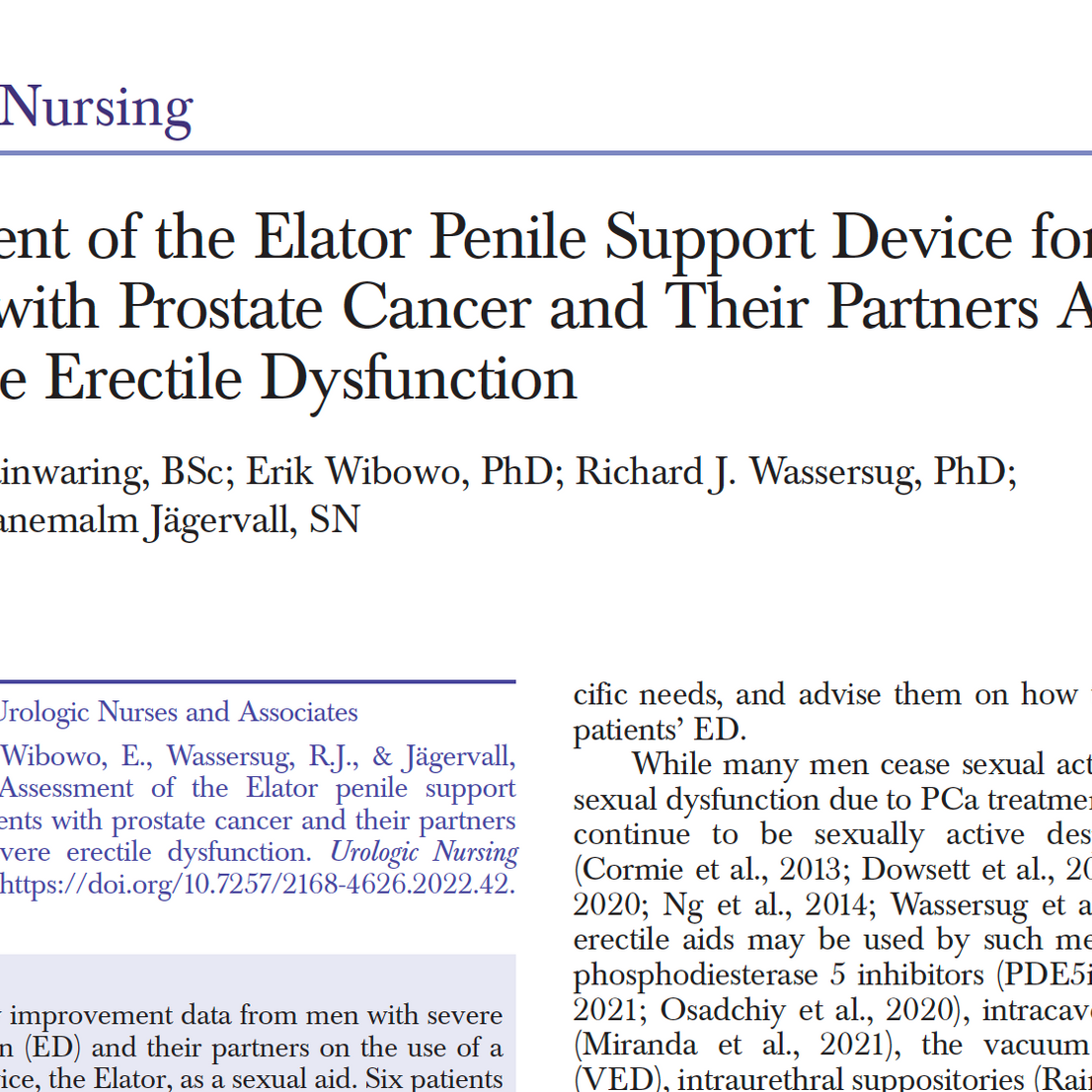 External Penile Support Device For Men With Erectile Dysfunction — T.E. Inc