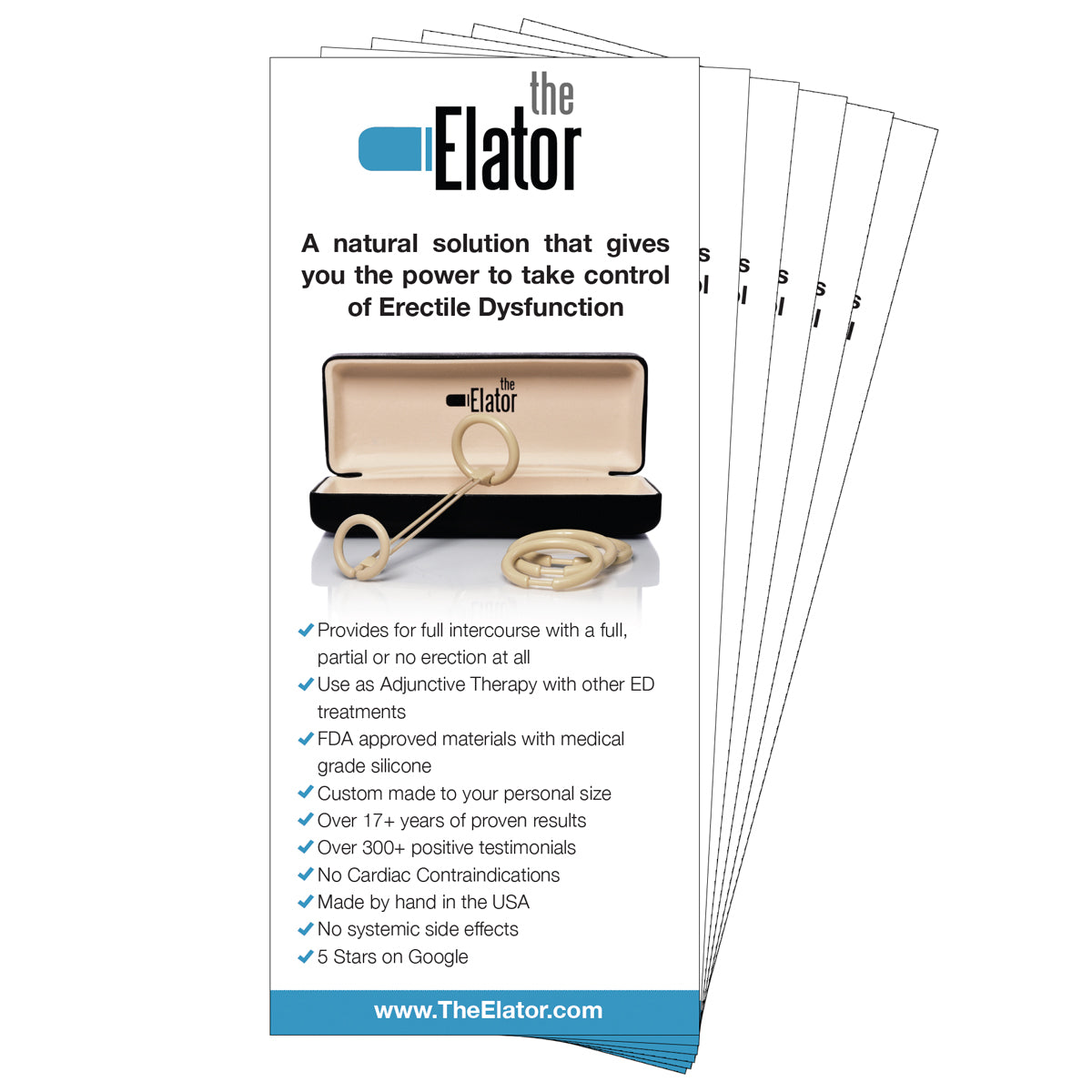 12 Elator Brochures — T.E. Inc