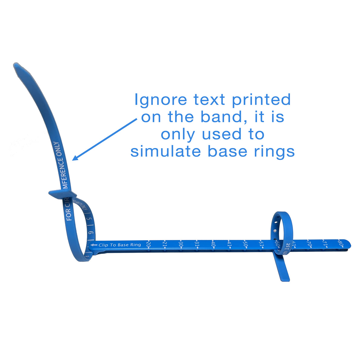 NEW Measuring System With Extra Band To Simulate Base Rings - (Do Not ...